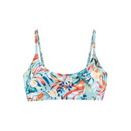 Venice Beach Bikinitop Damen Gr&ouml;&szlig;e 70 hellblau / gr&uuml;n / orange / wei&szlig;
