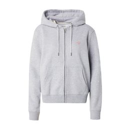 Guess Jeans Sweatjacke Damen Gr&ouml;&szlig;e M graumeliert