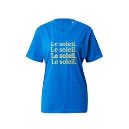 Les Petites Les Petits Basics T-shirt 'Le soleil' Damen Gr&ouml;&szlig;e L blau / gelb
