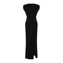 Trendyol Kleid Damen Gr&ouml;&szlig;e 42 schwarz Winterkleid