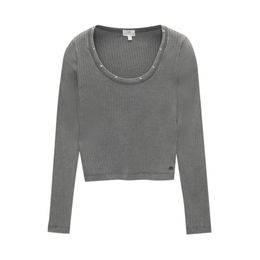 Pull&Bear Pull&bear Shirt Damen Gr&ouml;&szlig;e M dunkelgrau