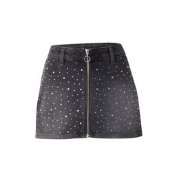 MONKI Rock Damen Gr&ouml;&szlig;e 42 black denim