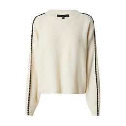 V&eacute;ro Moda Vero Moda Pullover 'Zora' Damen Gr&ouml;&szlig;e L beige / schwarz