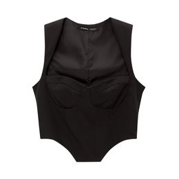 Pull&Bear Pull&bear Top Damen Gr&ouml;&szlig;e XL schwarz