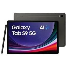 Samsung Tablet "Galaxy Tab S9 5G" Tablets/E-Book Reader AI-Funktionen grau (graphite)