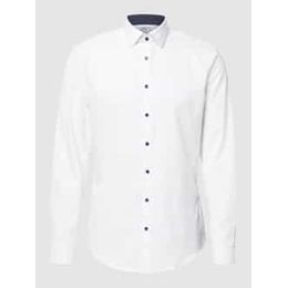 Jake*s Slim Fit Businesshemd mit Stretch-Anteil