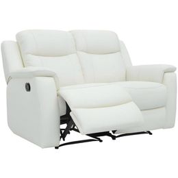 Relaxsofa Leder 2-Sitzer - Elfenbein-Weiß - evasion