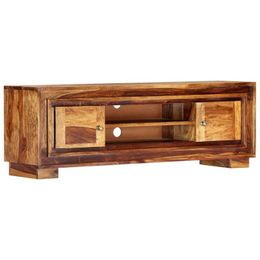 vidaXL - TV-Schrank 118x30x40 cm Massivholz