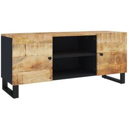 TV-Schrank 105x33x46 cm Massivholz Mango vidaXL