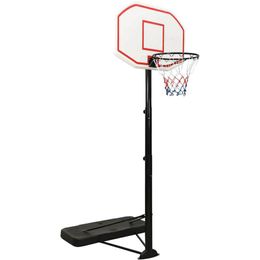 Basketballständer Weiß 258-363 cm Polyethylen vidaXL