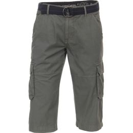 Bermudas Casamoda "Casamoda Bermuda uni", Herren, Gr. 33, Normalgrößen, grün (olive), 100% Baumwolle, Hosen