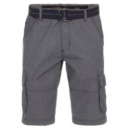 Shorts Casamoda "Casamoda Shorts uni" Gr. 34, Normalgrößen, blau (graues dunkelblau), Herren, 100% Baumwolle, Hosen