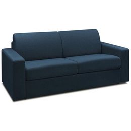 Sofa - 3-Sitzer - Mit Matratze - Stoff - Dunkelblau - COGLIO