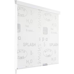 vidaXL - Duschrollo 120x240 cm Splash-Design