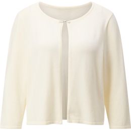 Damen Bolero mit Zierspange champagner, Gr&ouml;&szlig;e 40