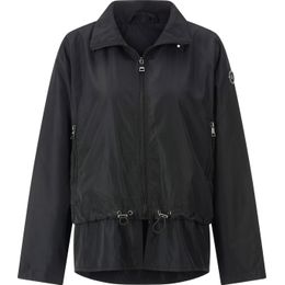 CR&Eacute;ATION L Damen Blousonjacke mit Tunnelzug schwarz Gr&ouml;&szlig;e 36