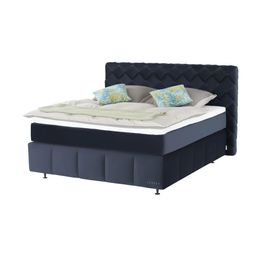 Jette Home Boxspringbett Braid - blau - Materialmix - 182 cm - 123 cm - Möbel Kraft