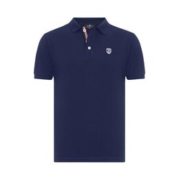 Jimmy Sanders Poloshirt Herren Größe L navy / weiß