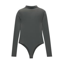 Pull&Bear Pull&bear Shirt Bodysuit female Grey size XS