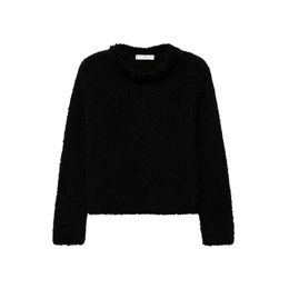 Mango Sweater 'Hairy' female Black size XS
