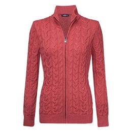 Jimmy Sanders Strickjacke Damen Größe L hellrot