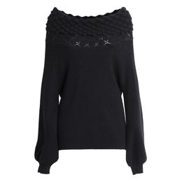 Influencer Sweater 'Fancy' female Black size S