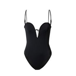 EDITED Badeanzug Damen Größe XL schwarz