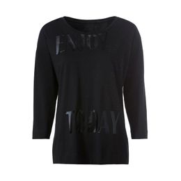 Heine Shirt female Black size 48
