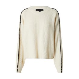 V&eacute;ro Moda VERO MODA Pullover 'Zora' Damen Gr&ouml;&szlig;e M beige / schwarz