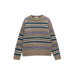 Pull&Bear Pull&Bear Pullover Damen Gr&ouml;&szlig;e XS creme / marine / hellbraun / orchidee