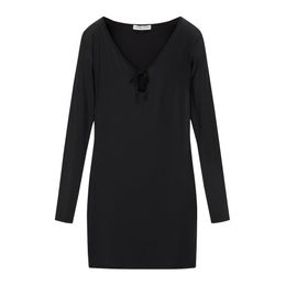 Pull&Bear Pull&Bear Kleid Damen Größe 40 schwarz Winterkleid
