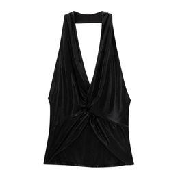 Pull&Bear Pull&Bear Top Damen Gr&ouml;&szlig;e XS schwarz