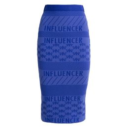 Influencer Rock Damen Größe 38 royalblau / schwarz
