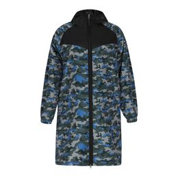 HOMEBASE Mantel Damen Größe L blau / grau / dunkelgrün / schwarz