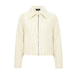 Jimmy Sanders Jacke Damen Größe S beige / weiß