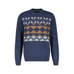 Lerros Pullover Herren Größe 5XL navy / braun / weiß