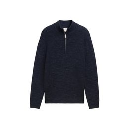 Tom Tailor Pullover Herren Größe XL navy / silber