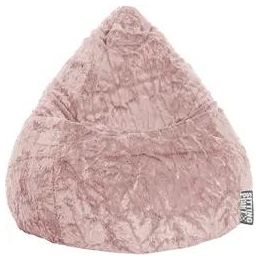 Sitzsack MAGMA HEIMTEX "BeanBag FLUFFY L" Sitzsäcke Gr. B: 90cm, rosa (altrose) Baby