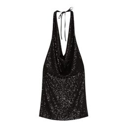 Pull&Bear Pull&Bear Kleid Damen Größe 36 schwarz / silber