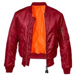 Anorak BRANDIT "Brandit Herren MA1 Bomber Jacket" Gr. 4XL, rot (bordeaux) Herren Jacken