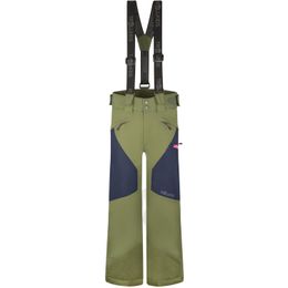 Trollkids Kongsberg Skihose Kinder - oliv - Gr. 128 - Polyester