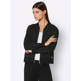 WITT Damen Jacke, schwarz, Größe 36/38