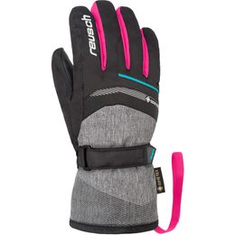 Reusch Fingerhandschuhe 'Bolt GTX Junior' Jungen Gr&ouml;&szlig;e XS/S hellblau / graumeliert / pink / schwarz