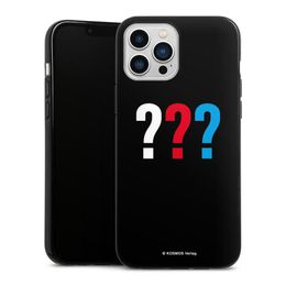 DeinDesign iPhone 13 Pro Max Handy Silikon H&uuml;lle Case schwarz Handyh&uuml;lle Official Licensed Product Die Drei ??? Logo