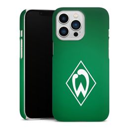 DeinDesign iPhone 13 Pro Handy Premium Case Smartphone Handyh&uuml;lle Schutzh&uuml;lle matt Merchandise Sv Werder Bremen Logo Premium Case