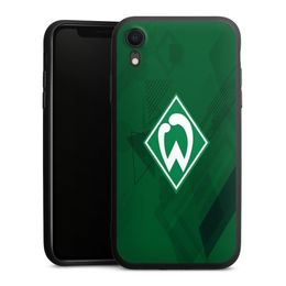 DeinDesign iPhone Xr Handy Premium Silikon H&uuml;lle Handyh&uuml;lle schwarz Case Sv Werder Bremen Official Licensed Product Coat Of Arms Silikon Premium Case