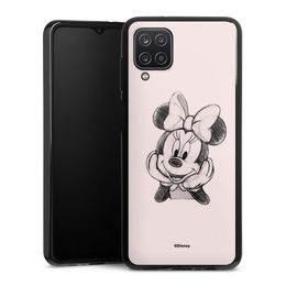 DeinDesign Galaxy A12 Handy Silikon H&uuml;lle Case schwarz Handyh&uuml;lle Minnie Mouse Disney Official Licensed Product