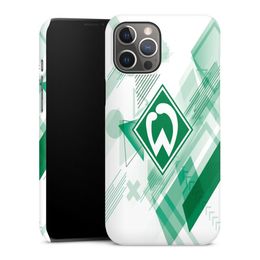 DeinDesign iPhone 12 Pro Max Handy Premium Case Smartphone Handyh&uuml;lle Schutzh&uuml;lle matt Muster Official Licensed Product Sv Werder Bremen Premium Case