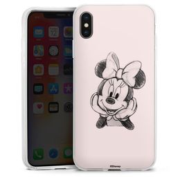 DeinDesign iPhone Xs Max Handy Silikon H&uuml;lle Case transparent Handyh&uuml;lle Official Licensed Product Disney Minnie Mouse Silikon Case
