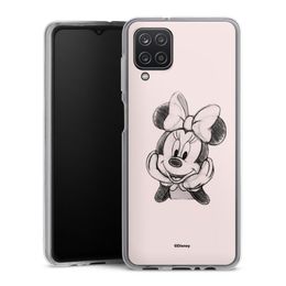 DeinDesign Galaxy A12 Handy Silikon H&uuml;lle Case transparent Handyh&uuml;lle Minnie Mouse Disney Official Licensed Product Silikon Case
